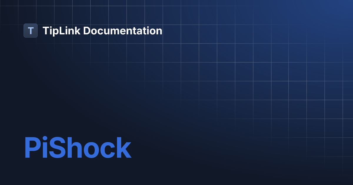 PiShock | TipLink Documentation
